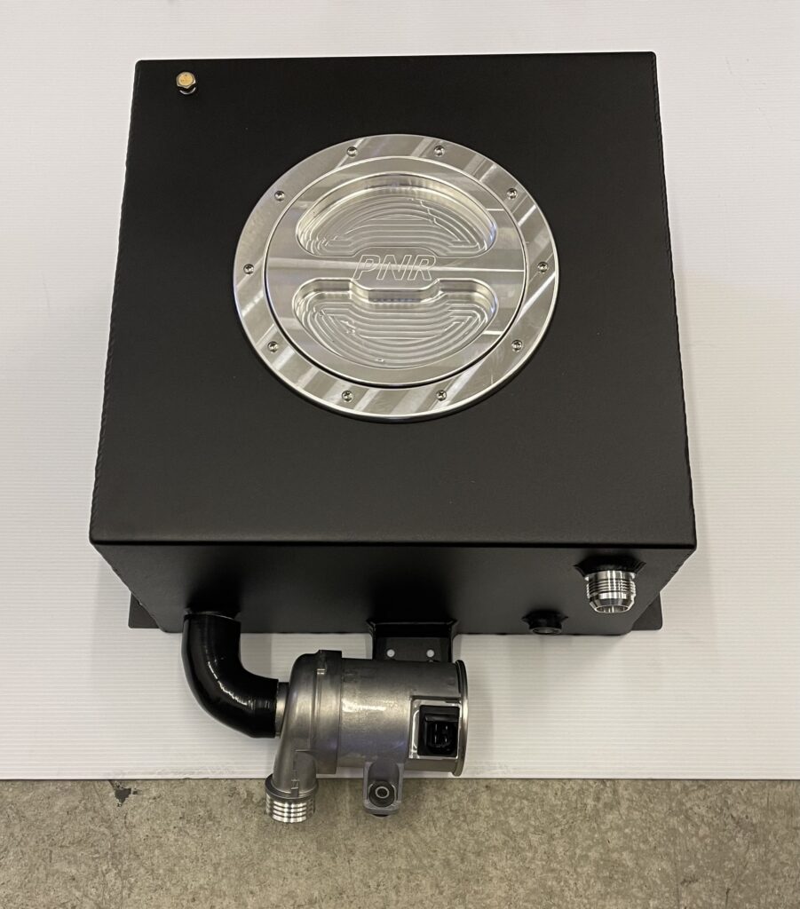 10 gallon 16″x16″x10″ ice tank and our CWA400 pump - PNRWelding