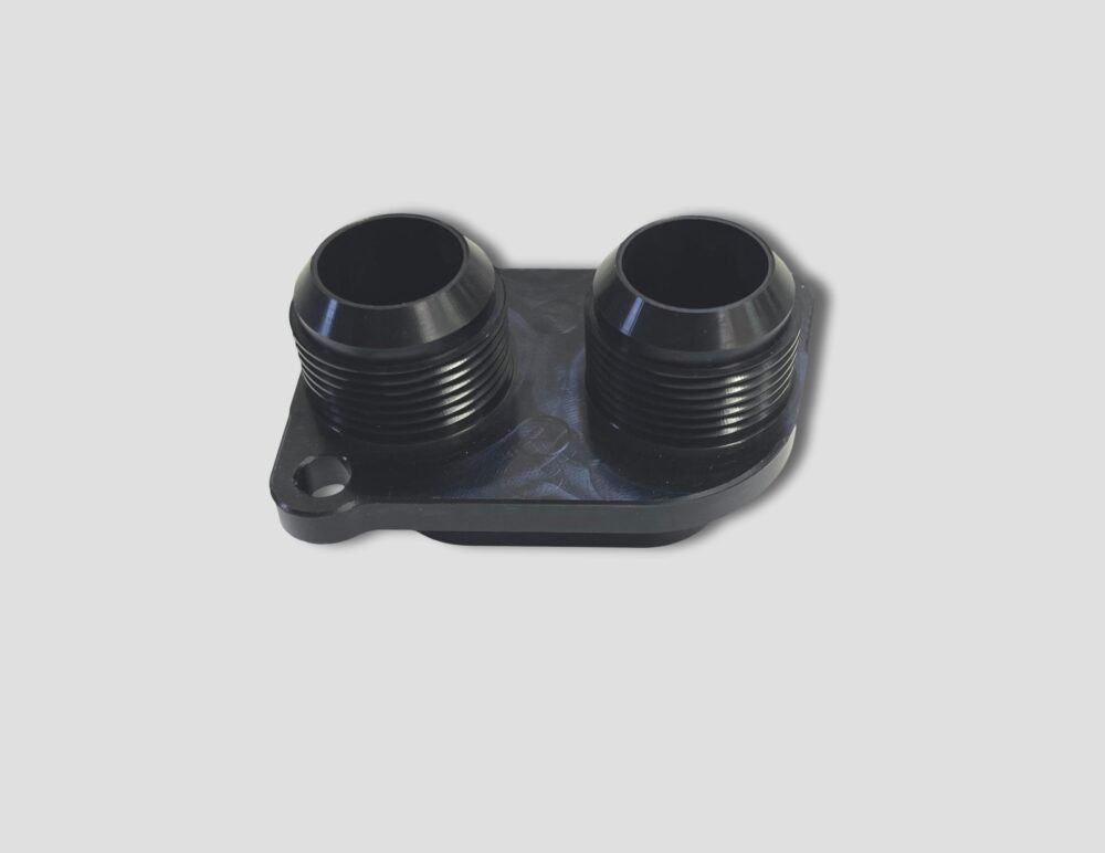 CTS-V LSA Supercharger Lid water manifold 12AN or 16AN choice - PNRWelding