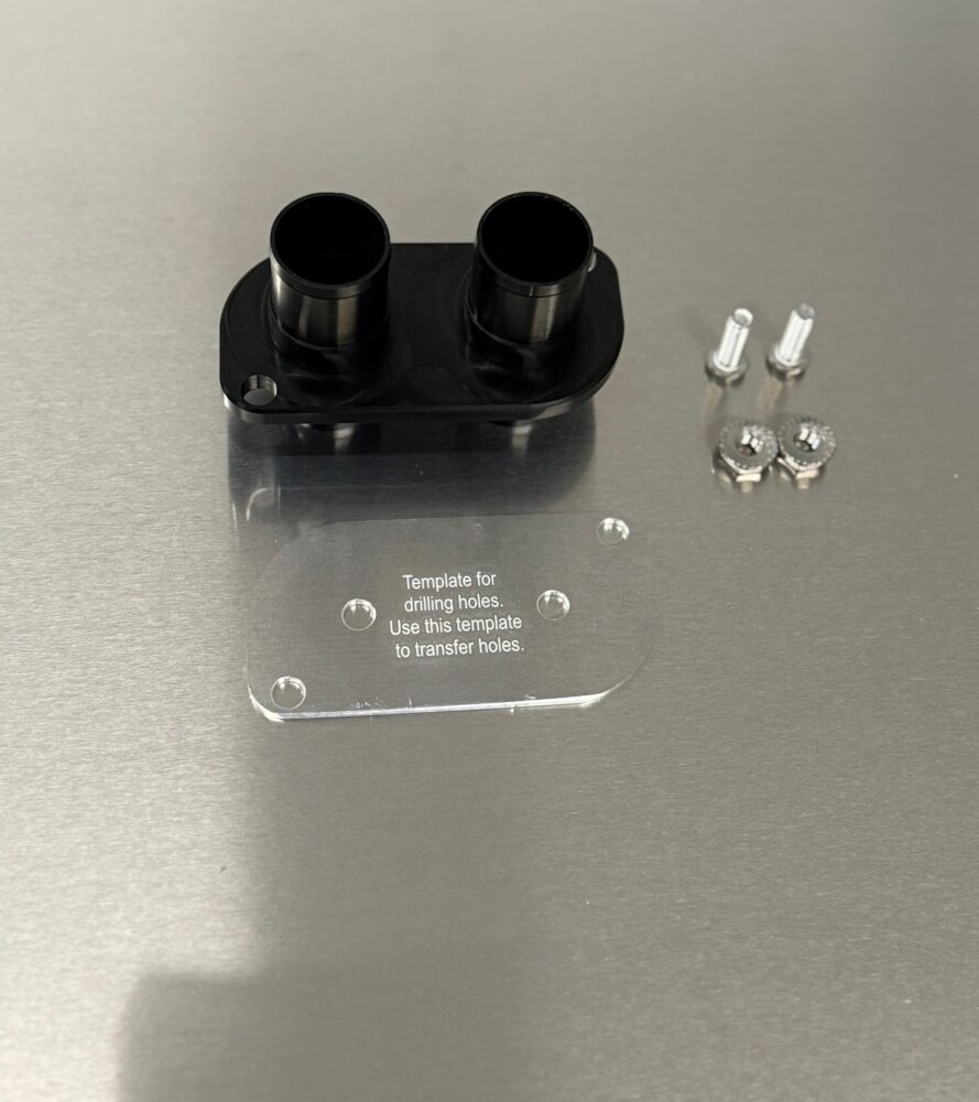 3/4" and 1" bulkhead fittings. Bulkhead fitting for dual hoses. 3/4 ...